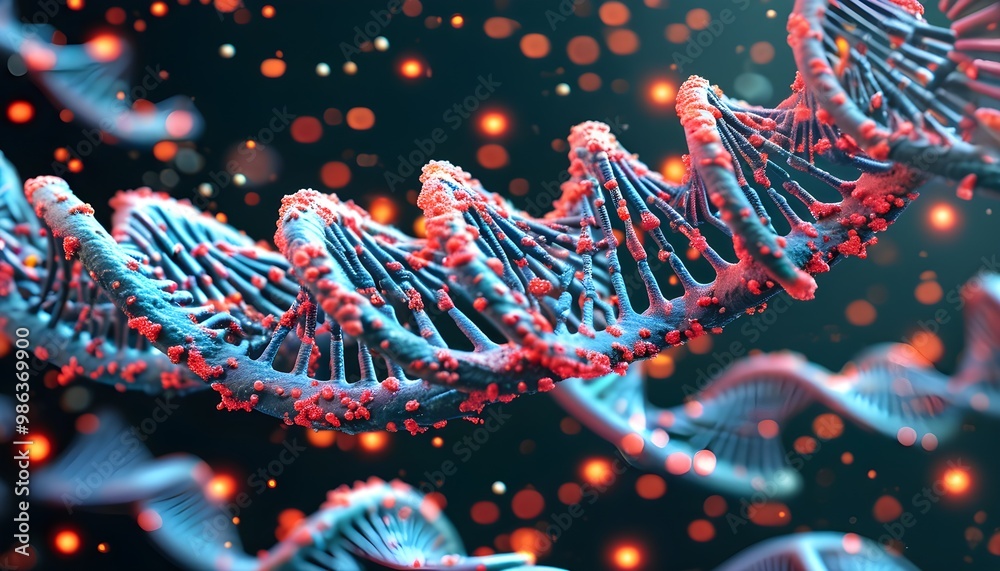 Visualizing DNA Helix with Data Points: Exploring Bioinformatics and ...
