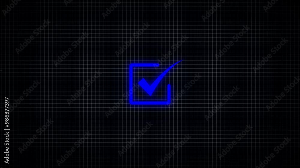 Check mark icon animation.Check mark symbol. approved tick mark icon ...