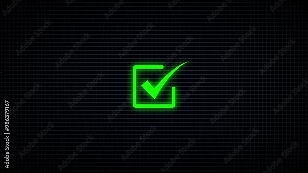 Check mark icon animation.Check mark symbol. approved tick mark icon ...