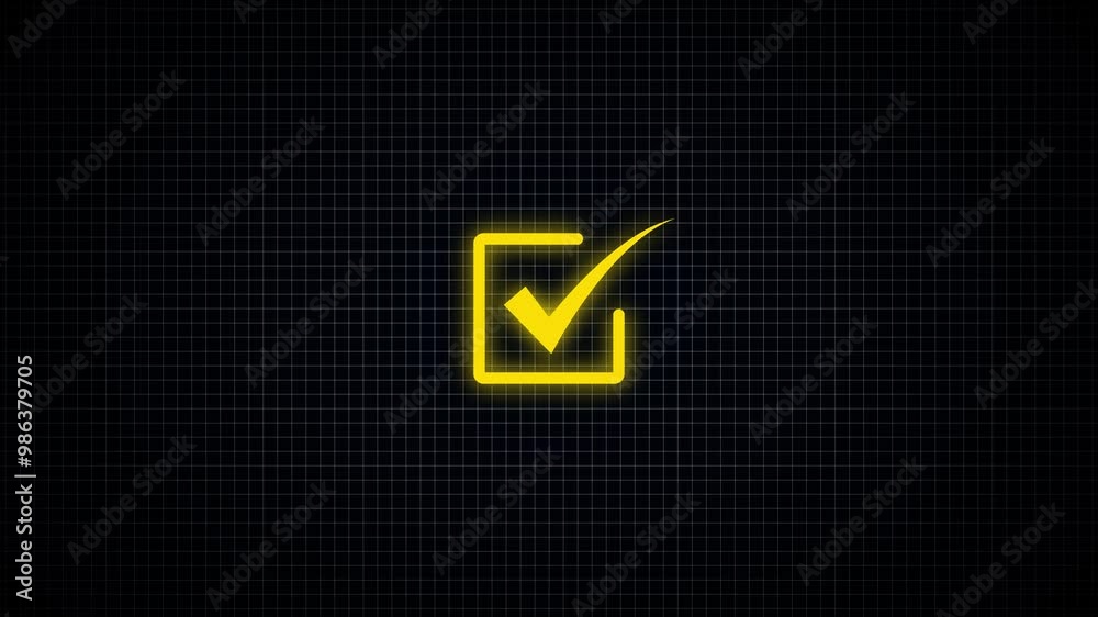 Check mark icon animation.Check mark symbol. approved tick mark icon ...
