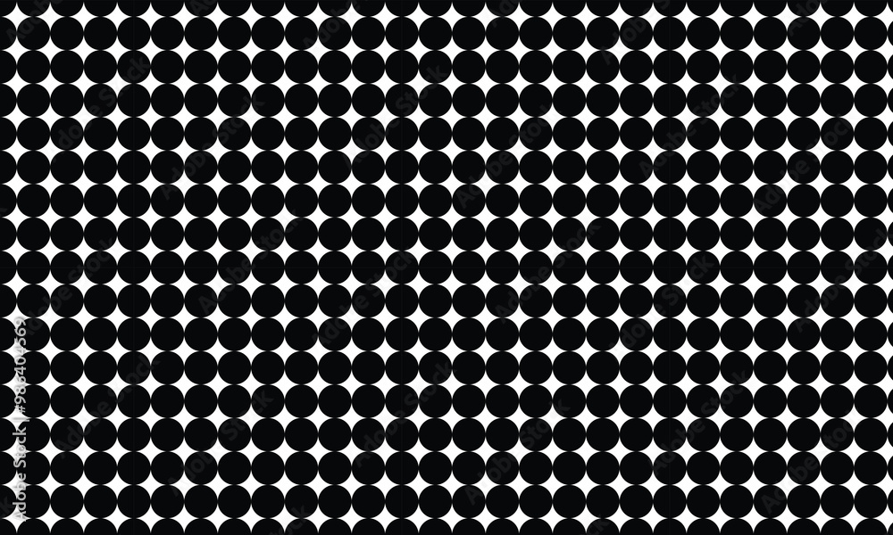 High-density circle pattern on a white background, ideal for modern ...