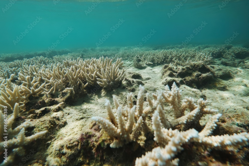 An in-depth examination of a once flourishing coral reef now dominated ...