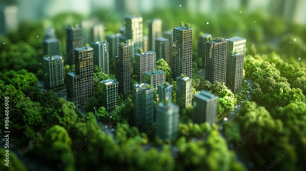 Urban planner implements strategies for eco-friendly city development ...