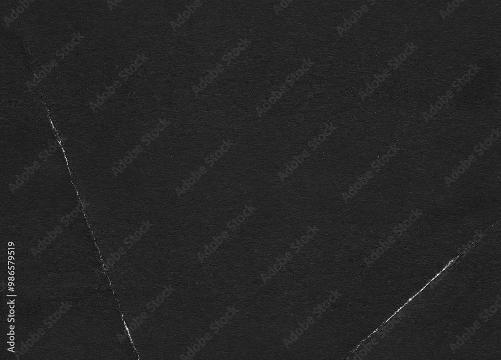 Folded paper black grunge texture with worn, rubbed and torn effect ...