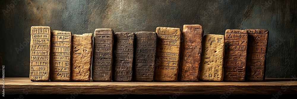 Atrahasis cuneiform tablets detailed inscriptions offering a glimpse ...