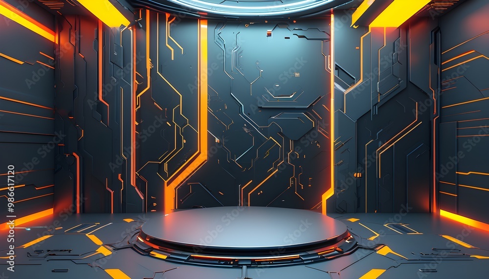 futuristic abstract technology backdrop for presentations with high ...