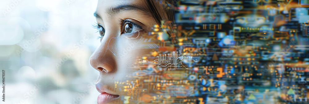 Ai transaction monitoring for retail banking depicted in a collage ...