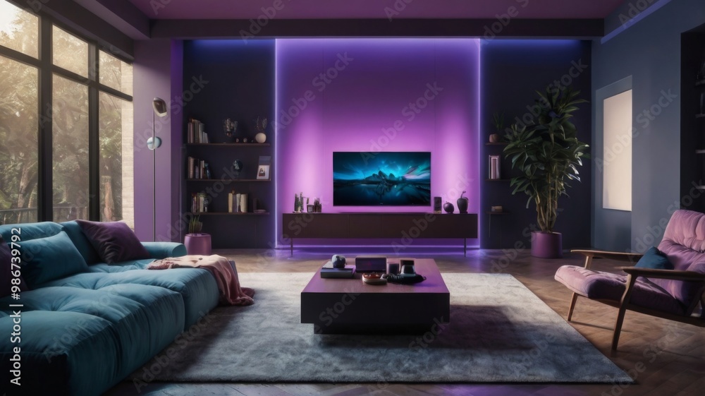 realistic Design a living room. YouTube studio background. YouTube ...