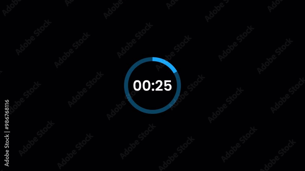 Circle countdown timer animation from thirty to zero seconds countdown ... Circle countdown timer animation from thirty to zero seconds countdown ...