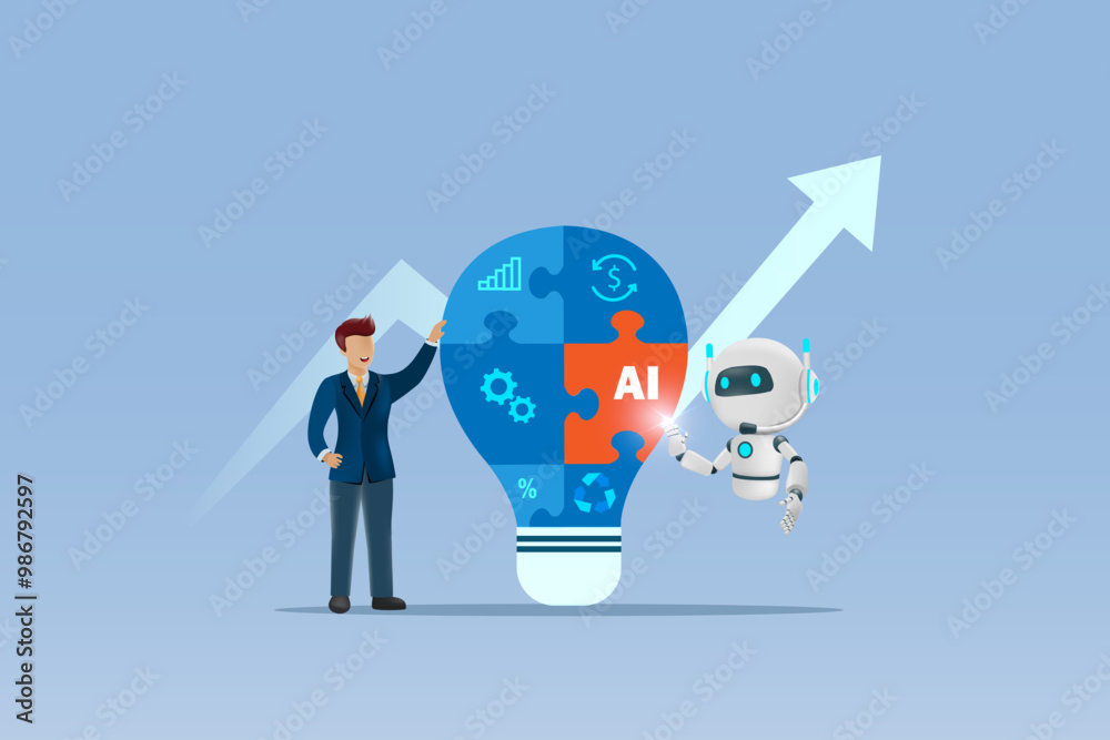AI artificial intelligence in business collaboration and solution ...