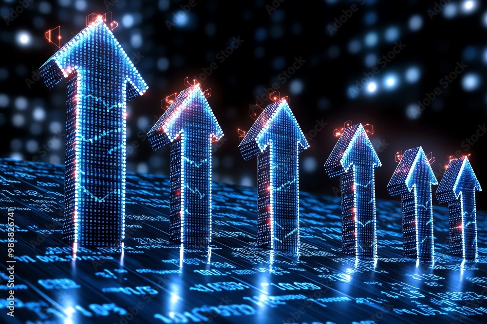 Photo & Art Print Long-term bonds visualized in a clean design, showing ...