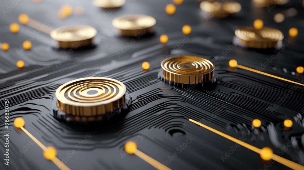 Abstract gauge fields with circular waveforms and minimalist curved ...