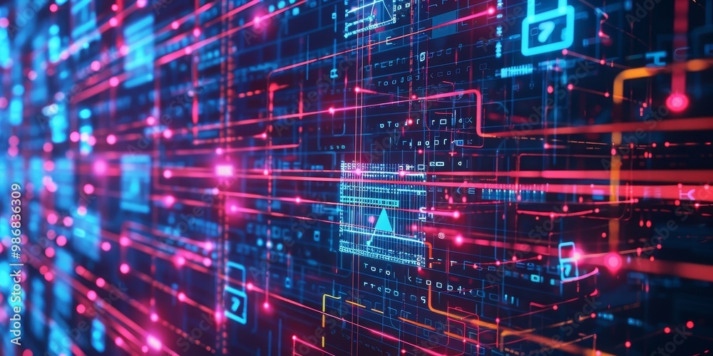 A detailed network security diagram showcasing multiple layers of protection with firewalls ...