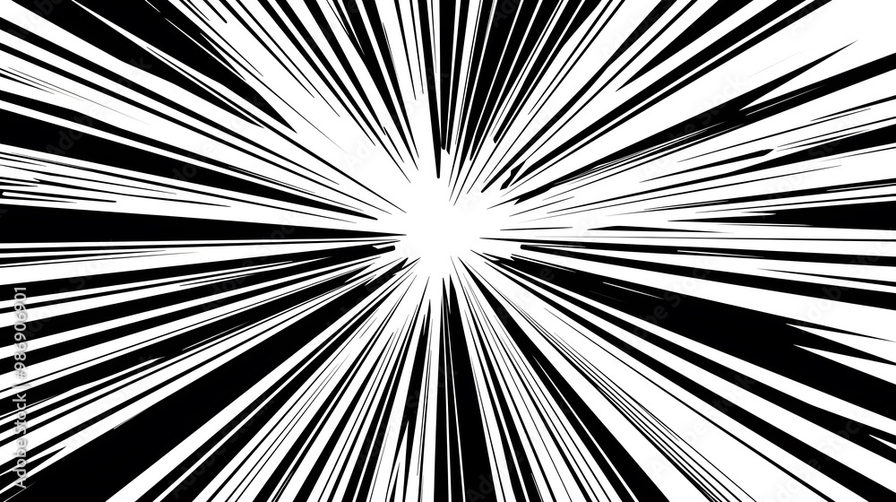 Dynamic manga and anime style comic speed lines with an alpha channel ...