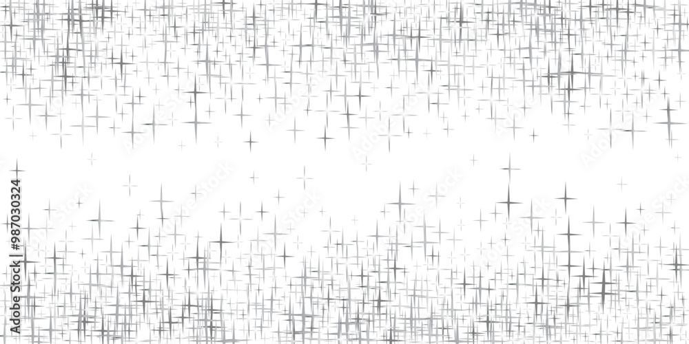 Cartoon stars magic backdrop. Spangle confetti banner decor. Glow flare ...