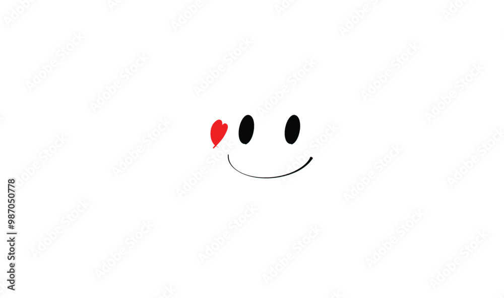 Happy smile icon sign symbol face emoji face cartoon character emotion ...