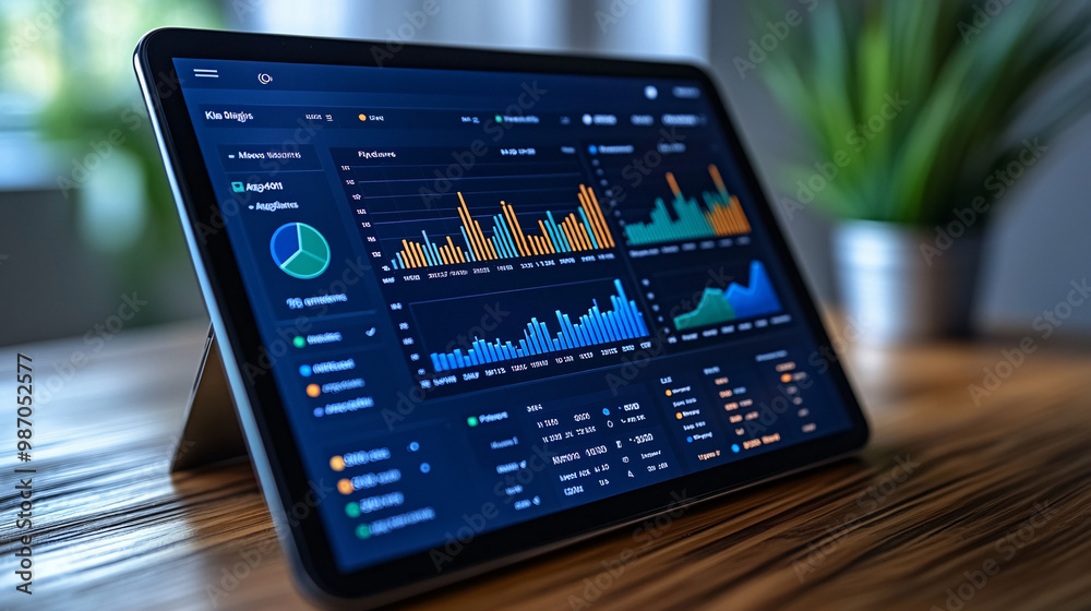A professional key performance indicator dashboard for sales and ...