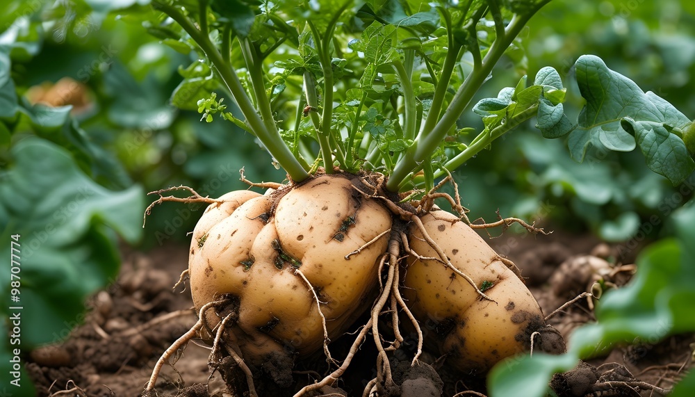 Creeping Growth of Potato Plants: Exploring the Bushy Form and ...