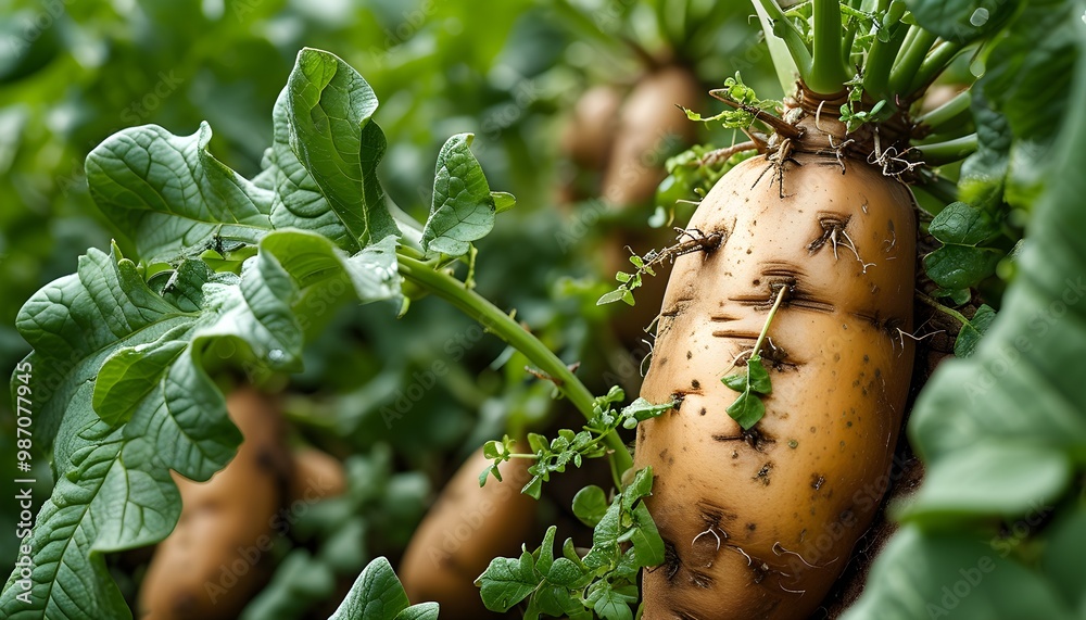 Creeping Growth of Potato Plants: Exploring the Bushy Form and ...