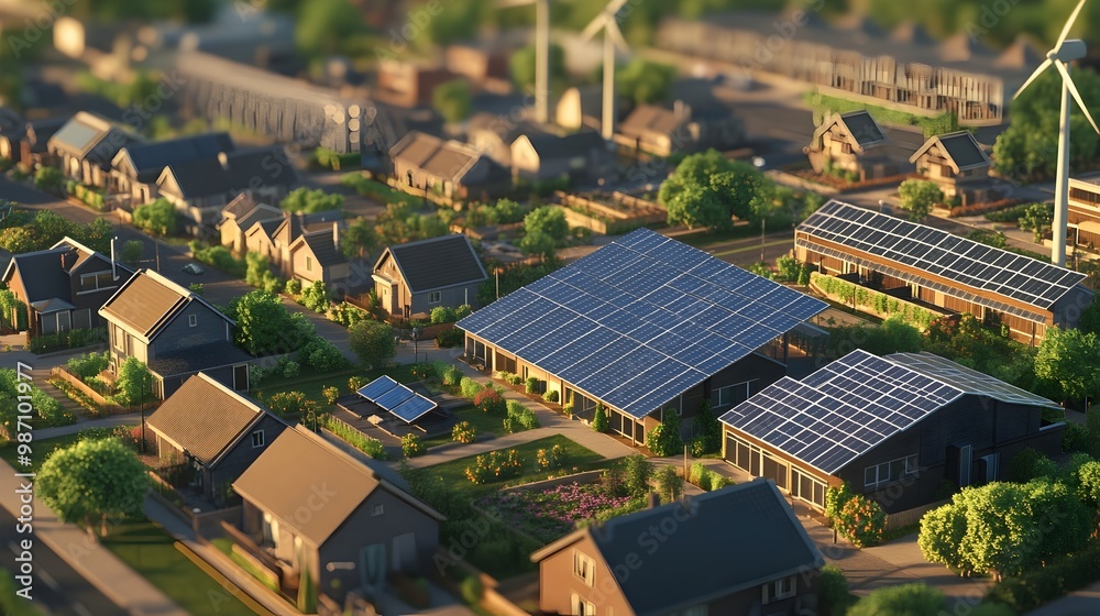 Sustainable renewable energy infrastructure driving urban ...