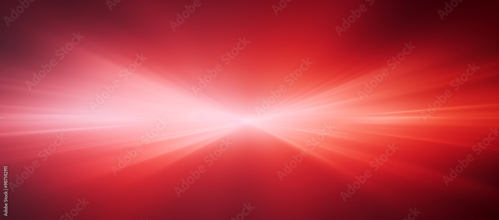 Abstract red light burst creating a dynamic and energetic atmosphere ...