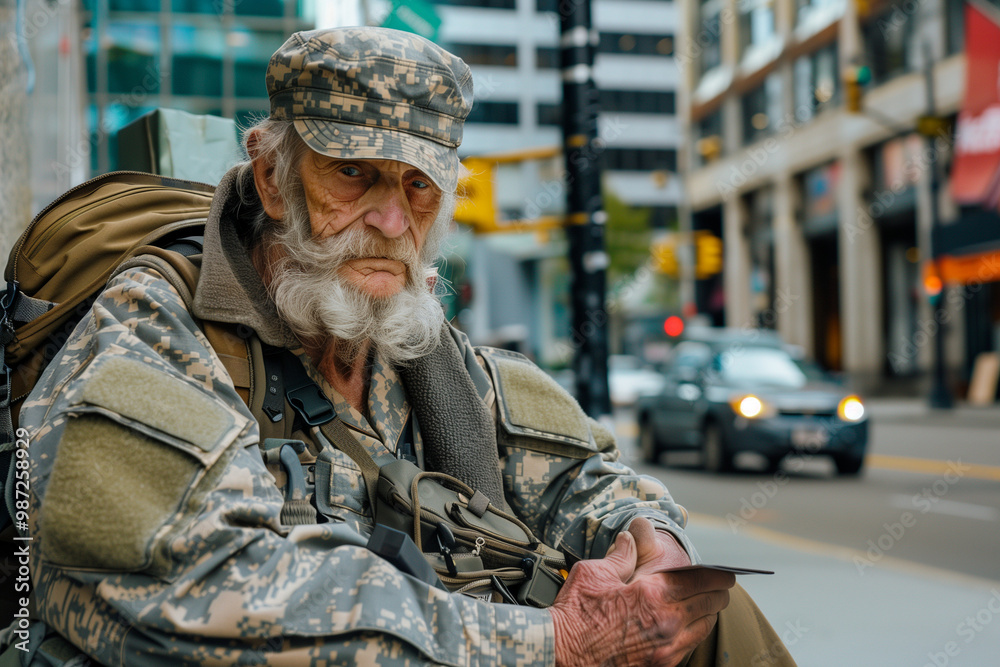 War Veteran on the Street shows the stark reality of homelessness among ...