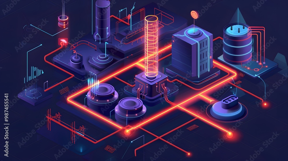 Asset Management Workflow: A detailed blueprint demonstrating the asset ...