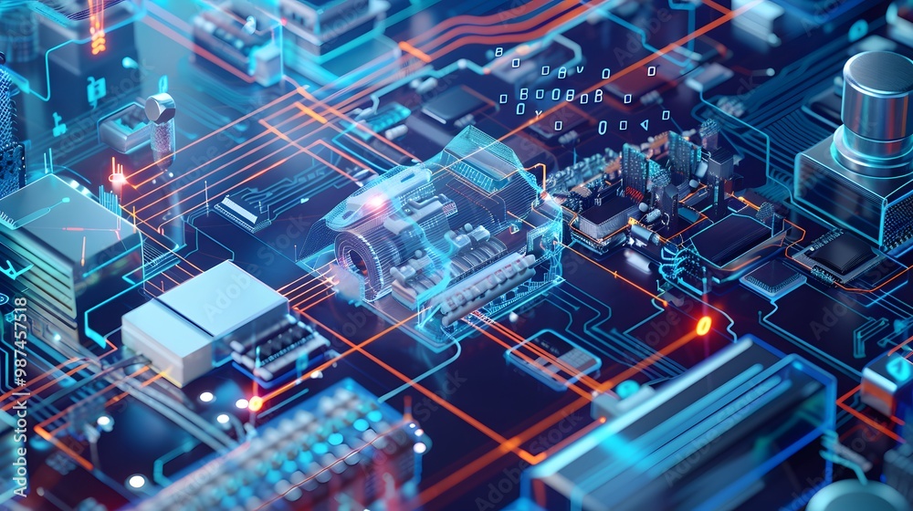 Asset Management Workflow: A detailed blueprint demonstrating the asset ...