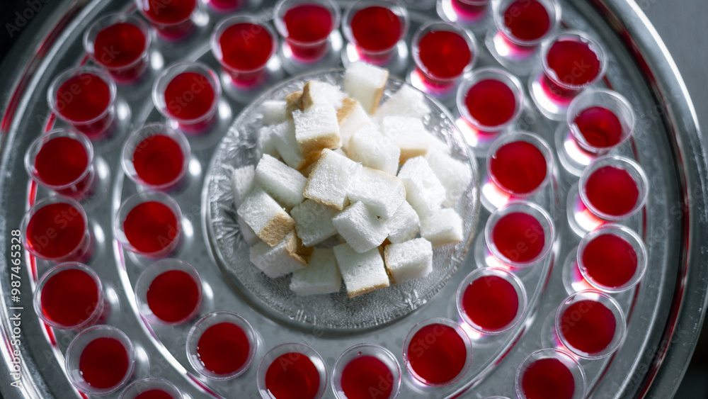 Holy Communion, The Eucharist Symbolizing the Body and Blood of Jesus ...