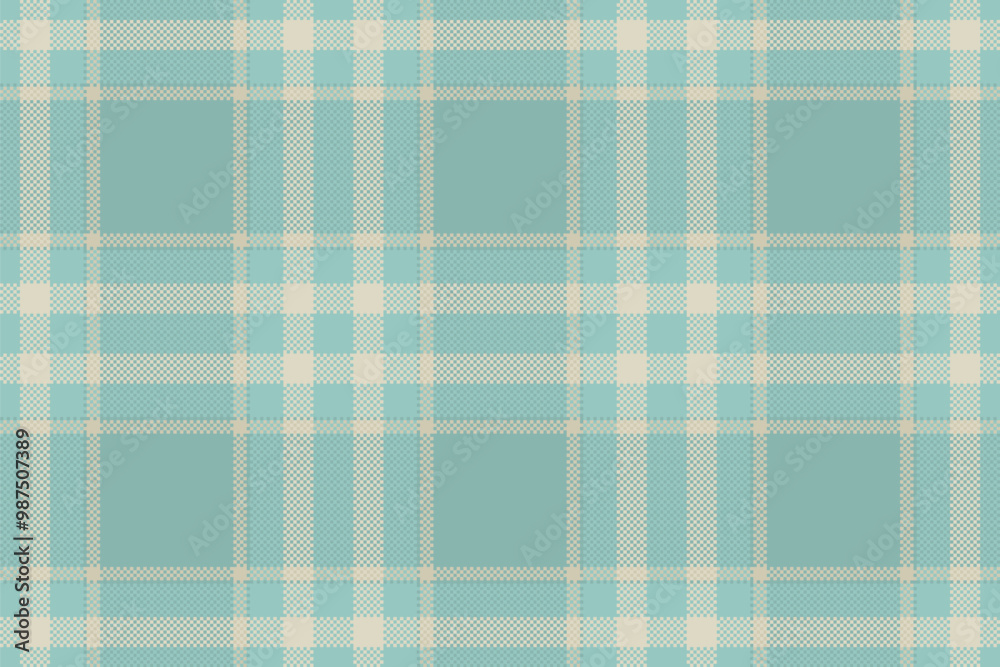Curved seamless check pattern, marriage fabric tartan texture. Panel ...