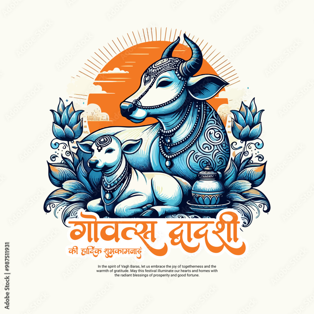 Vagh Baras and Govatsa Dwadashi with Guru Dwadashi Diwali celebration ...