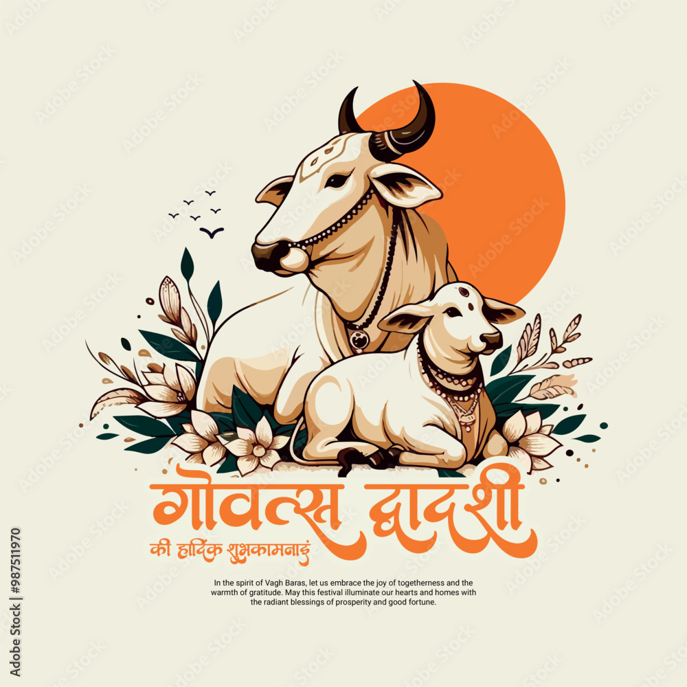 Vagh Baras and Govatsa Dwadashi with Guru Dwadashi Diwali celebration ...