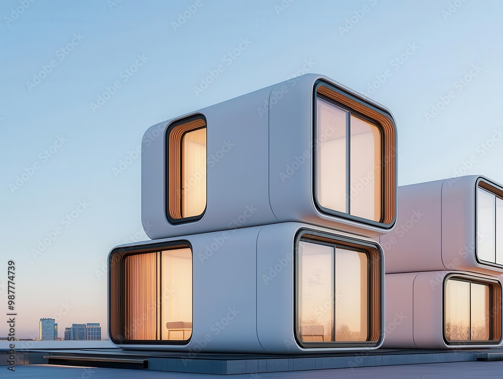 Modular micro-housing units with smart technology integration ...