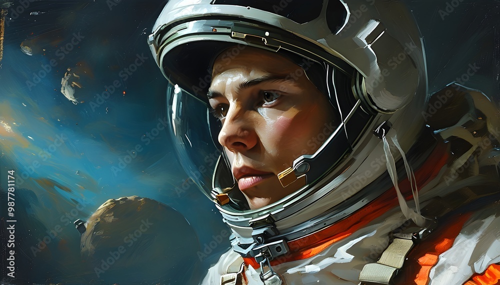Portrait of an Astronaut in Space Helmets: A Journey Through Dark Sci ...