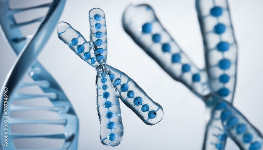 chromosome dna mRNA rRNA helix white background Stock Illustration ...