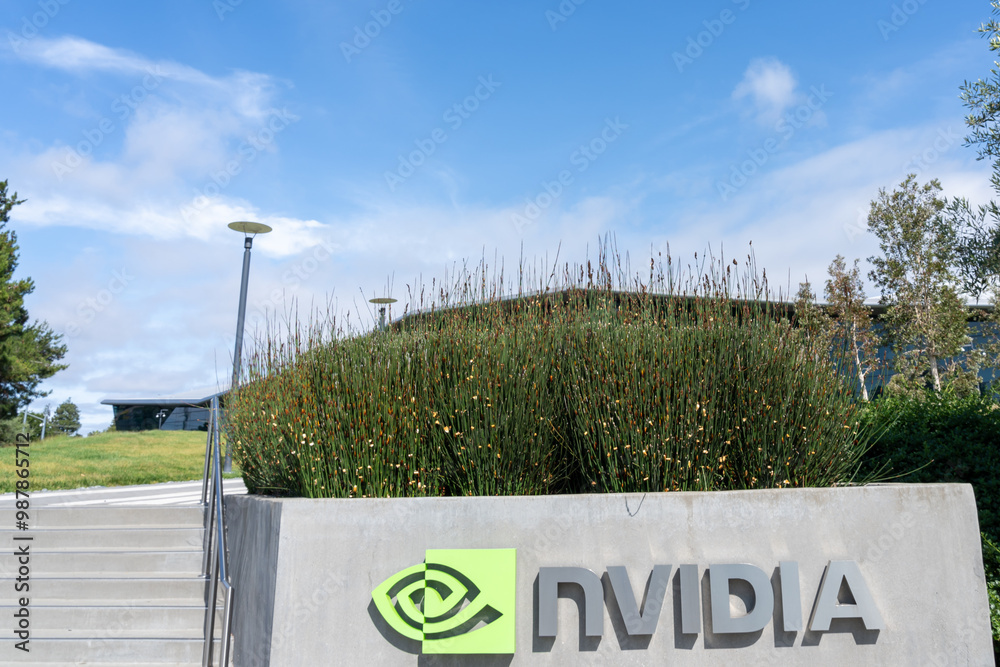 Nvidia headquarters in Santa Clara, California, USA - June 11, 2023 ...