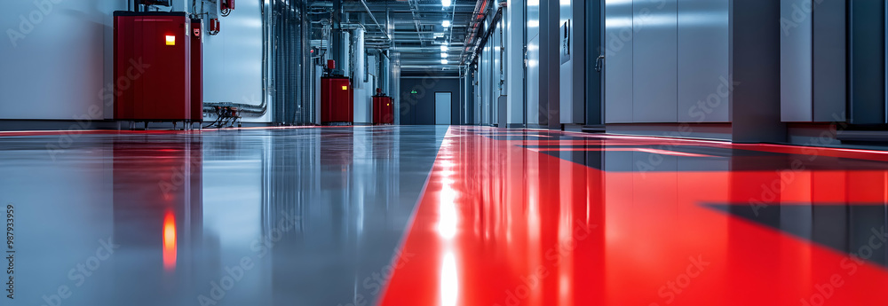 Foto de Integrated smoke and fire detection system within the flooring ...