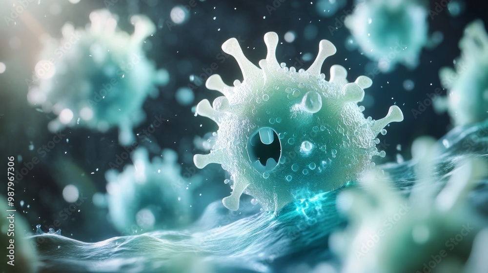 Calcium Character for Cell Generation, a vibrant cartoon depiction of a ...