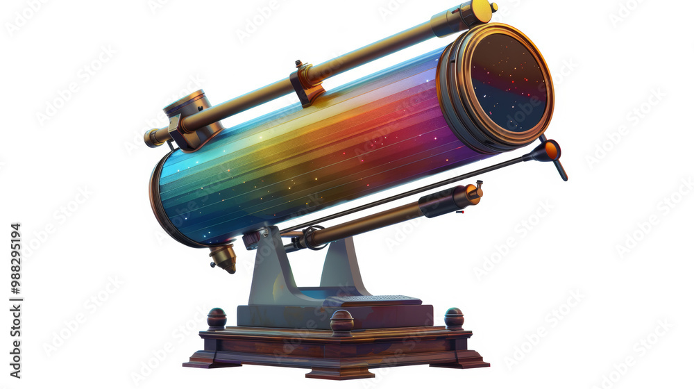 Spectrograph for analyzing the spectra of stars and galaxies isolated ...