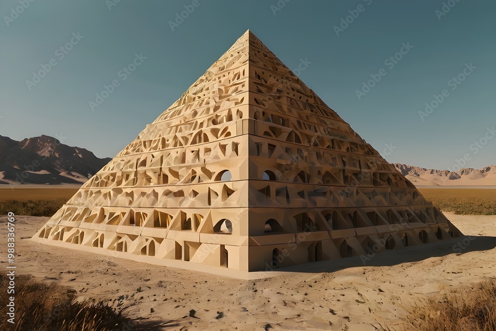 Geometric pyramid funnel shapes optical illusion | Fibonacci sequence ...