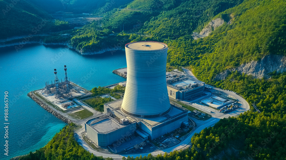 Small modular nuclear reactor (SMR) shown as a cutting-edge solution ...