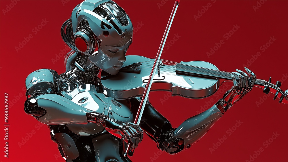 Mechanical Melody: Hyper-Realistic Robot Violinist with Dramatic ...