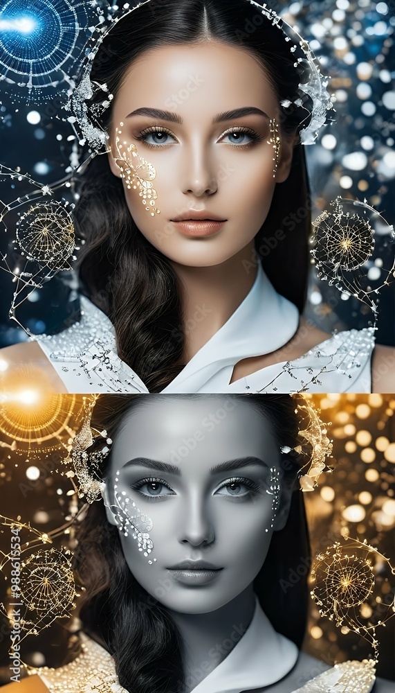 collage photography post photo process artificial sample image ...