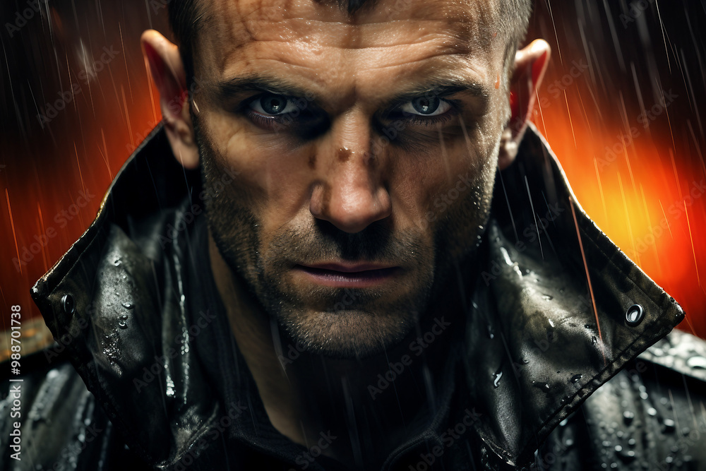 Generative AI illustration of secret agent spy person classic spy movie ...