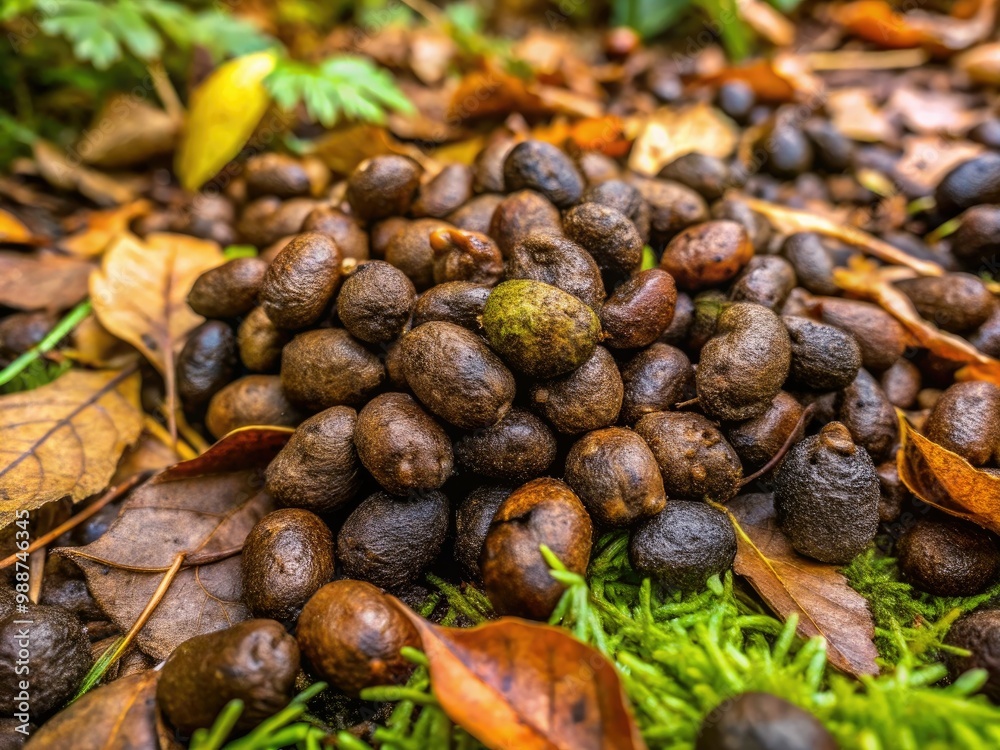 Familiarizing yourself with detailed images of various animal droppings ...