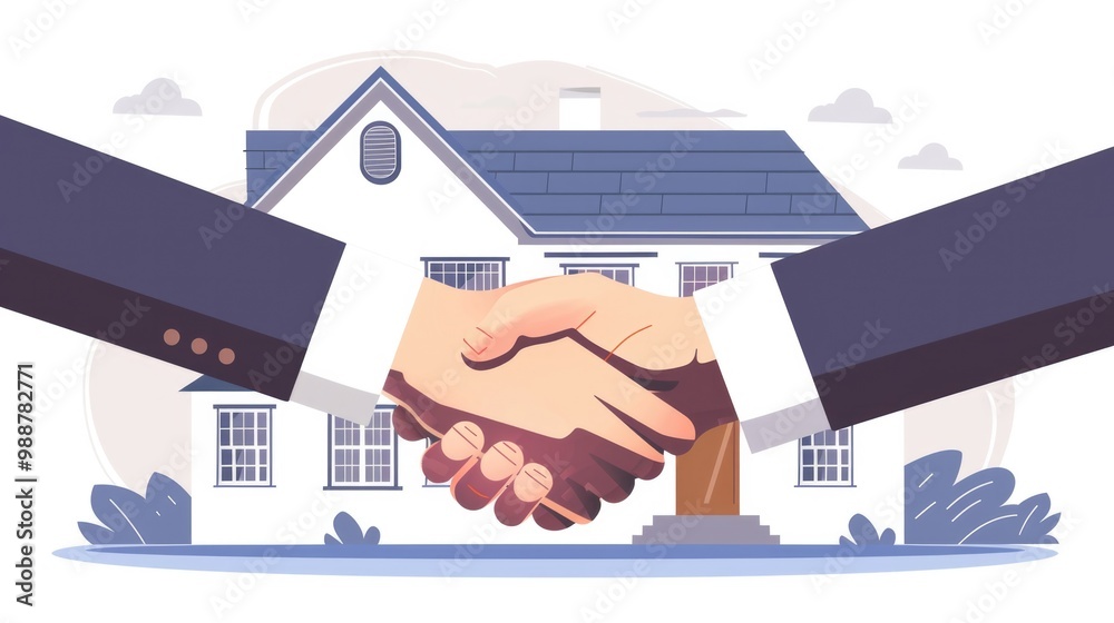 Insurance Agents. Business Partnership - Handshake after Contract ...