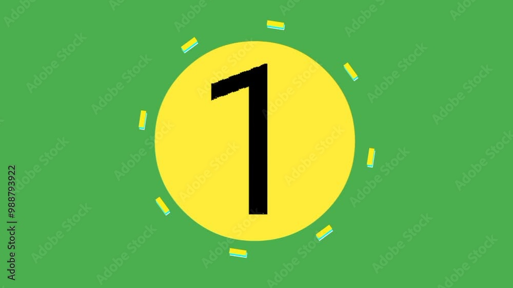 Green screen background video with various animations, such as ...