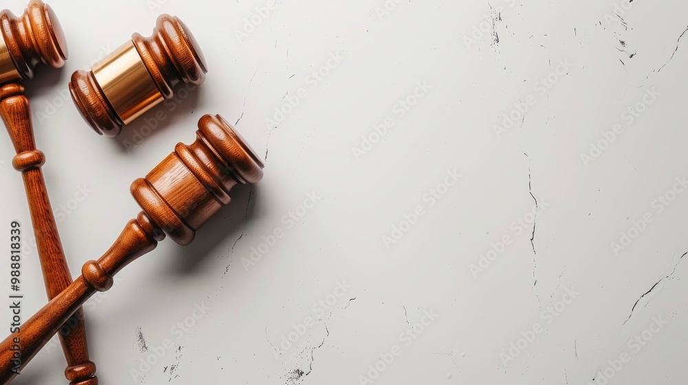 Elegant Frame Border Background with Judge Gavel Concept for Legal and ...