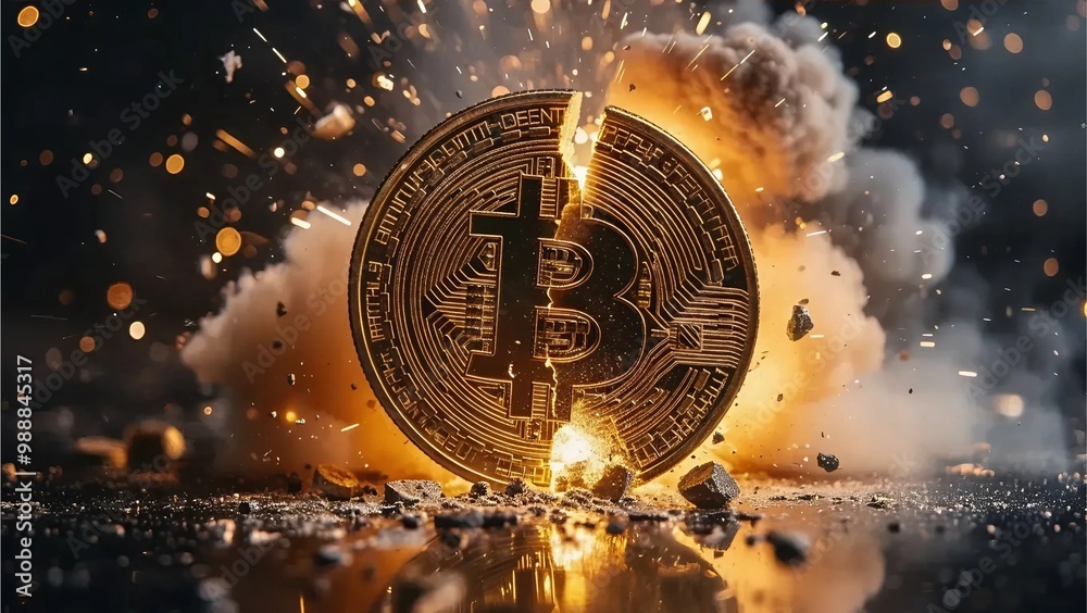 Bitcoin price prediction for 2024 with a visual of BTC breaking apart ...