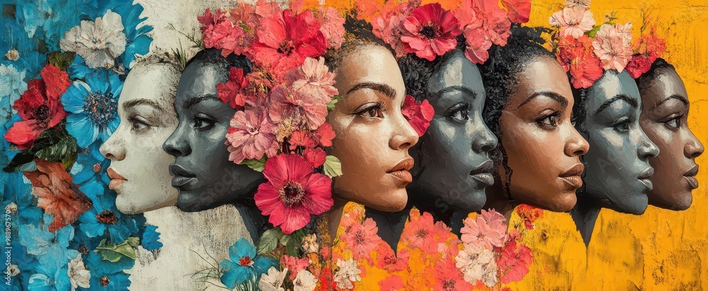 empowering collage celebrating womens achievements throughout history ...